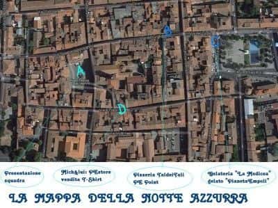 PianetaEmpoli tinge il Centro Storico di Empoli di Azzurro! -La mappa ...